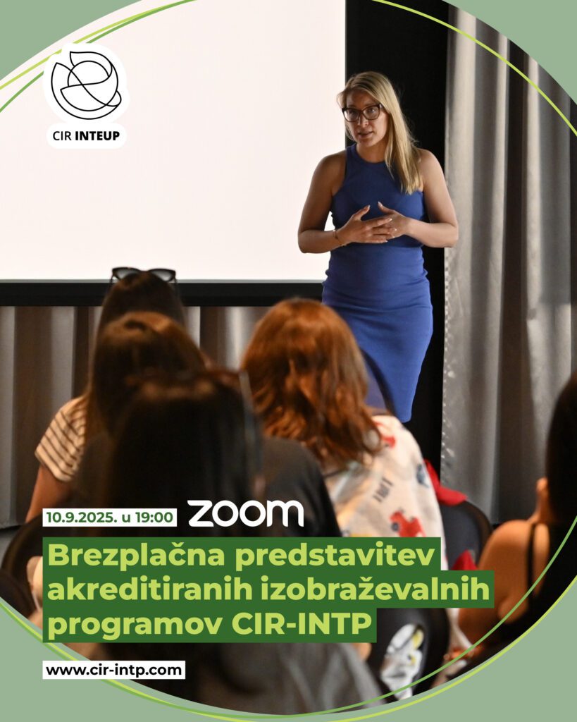 Brezplačna spletna predstavitev programa CIR INTP - CIR-INTP